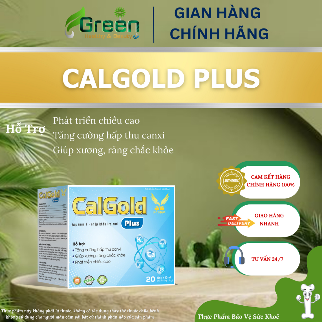 [TPBVSK] CALGOLD PLUS - Bổ Sung Canxi Từ Tảo Biển Đỏ (Nhãn vàng ...