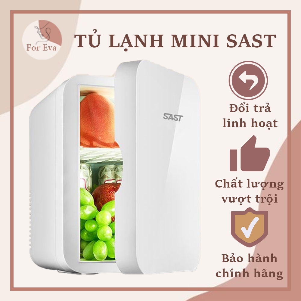 Tủ lạnh mini SAST_ 12L Nội địa Trung_ 2 chế độ làm lạnh và giữ ấm, tủ ...
