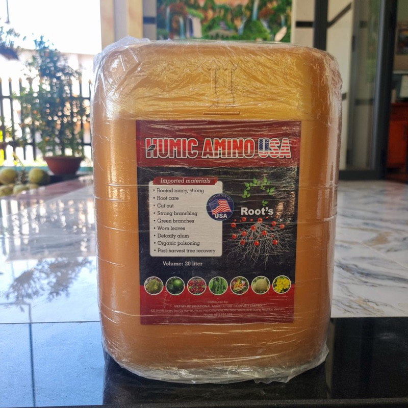 Humic Amino Usa can 20 lít kích thích ra rễ đâm chồi 1can pha 20ngàn lit nước | Shopee Việt Nam