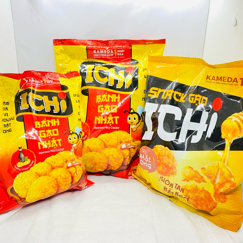 Bánh gạo Nhật Ichi gói 180g/150g/ ichi mật ong | Shopee Việt Nam
