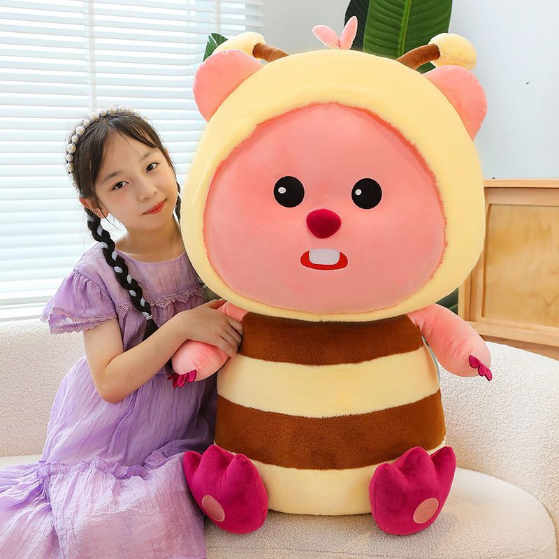 ANVIHOME GỐI ÔM Gấu Bông Loopy Ong Vàng gấu hải ly Cosplay Ong | Shopee ...