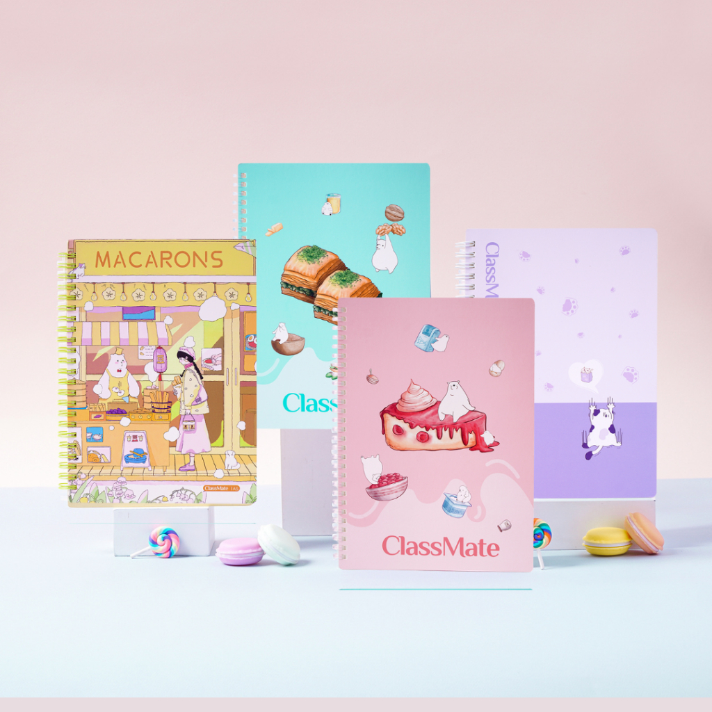 Sổ Lò Xo A5/B5 200 Trang Kẻ Ngang CLASSMATE Nhiều Mẫu, Tập Vở Gáy Xoắn ...