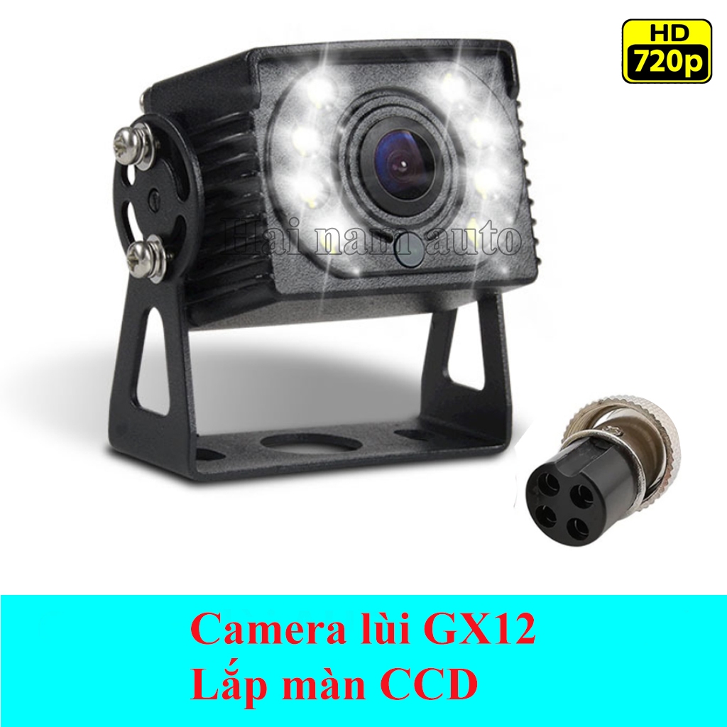 Camera lùi, chân xoáy GX12, công nghệ CCD, độ phân giải 720P | Shopee Việt Nam