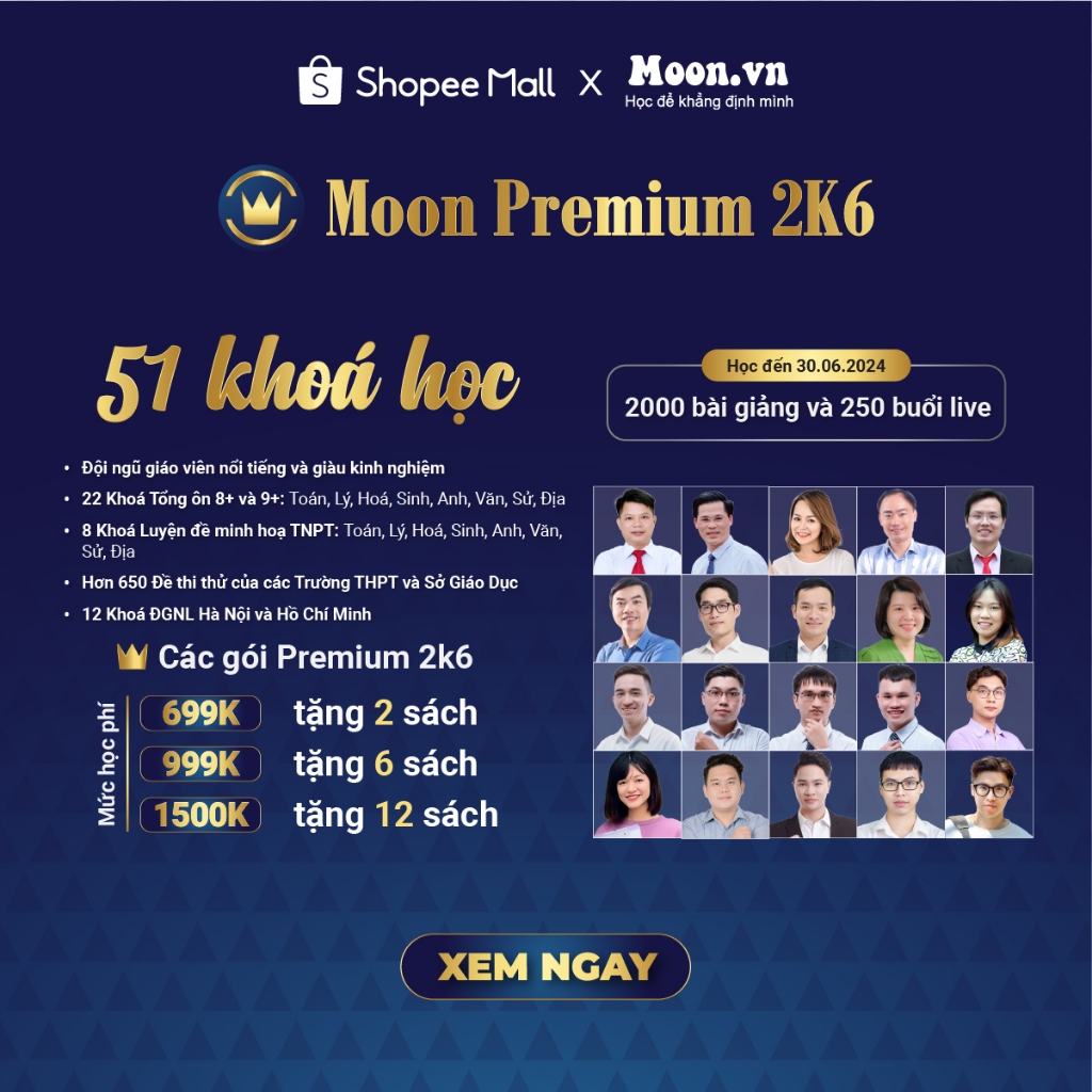 Premium giải pháp tối ưu luyện thi THPT, ôn thi đánh giá năng lực ...