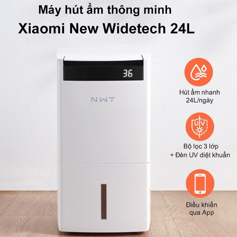 Máy Hút Ẩm Xiaomi New Widetech 12L/18L/24L/30L - Hút Ẩm Phòng Chống Ẩm Mốc - Hàng Chính Hãng ...