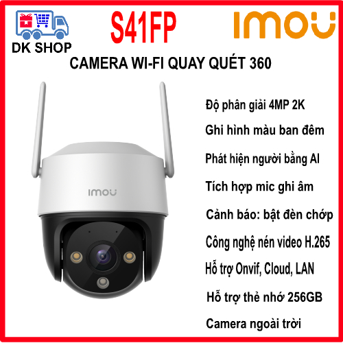 Camera IP Wifi Imou Cruiser SE S41FP 4MP 2K | S21FP 2MP FHD - Xoay 360 ...