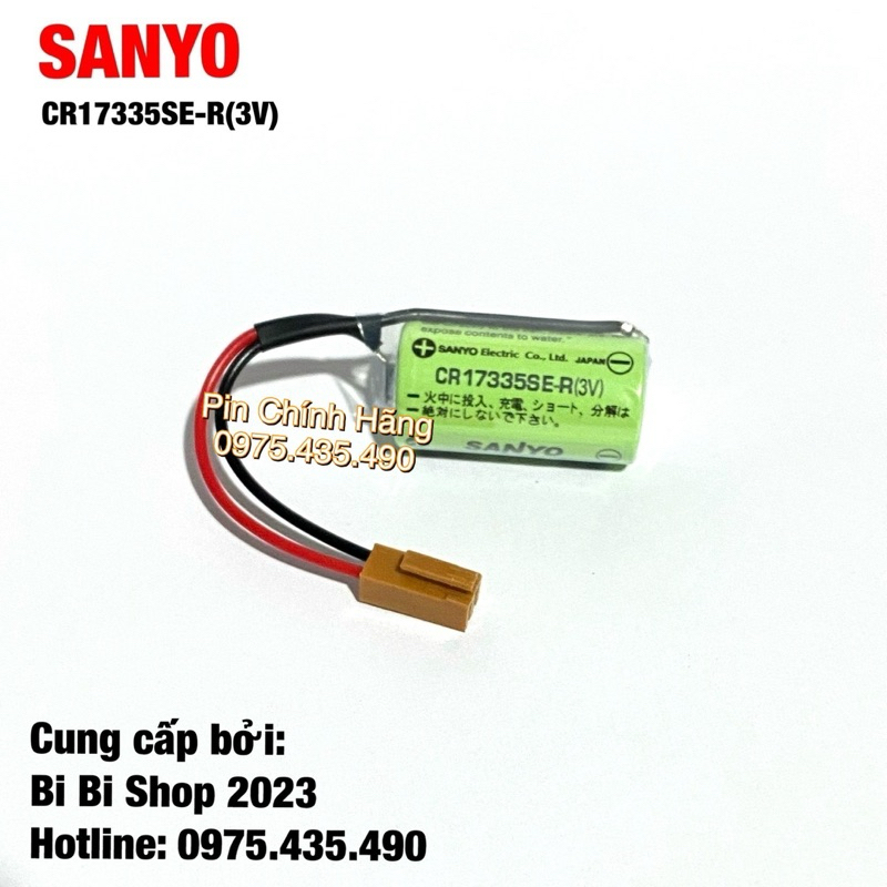 Pin CR17335SE-R (3V) Sanyo Lithium Fanuc A98L-0031-0006 Dùng Cho Hệ ...