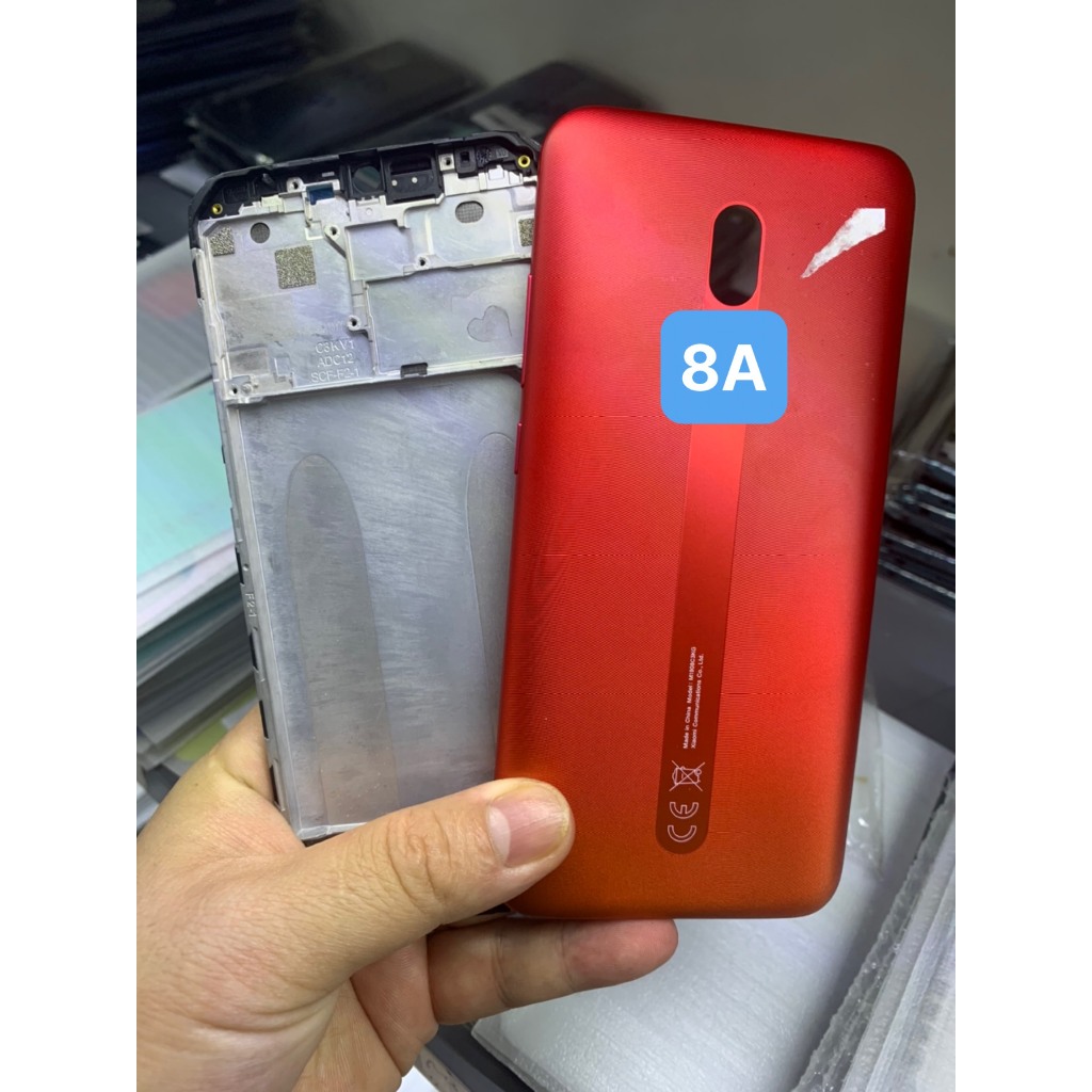 Bộ xương vỏ điện thoại zin Xiaomi Redmi 8A - bộ gồm lưng, khung xương ...