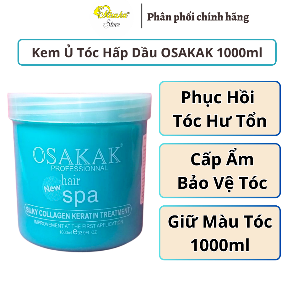 Kem ủ tóc ( Hấp dầu ) OSAKAK dành cho tóc hư tóc nhuộm - 1000ml ...