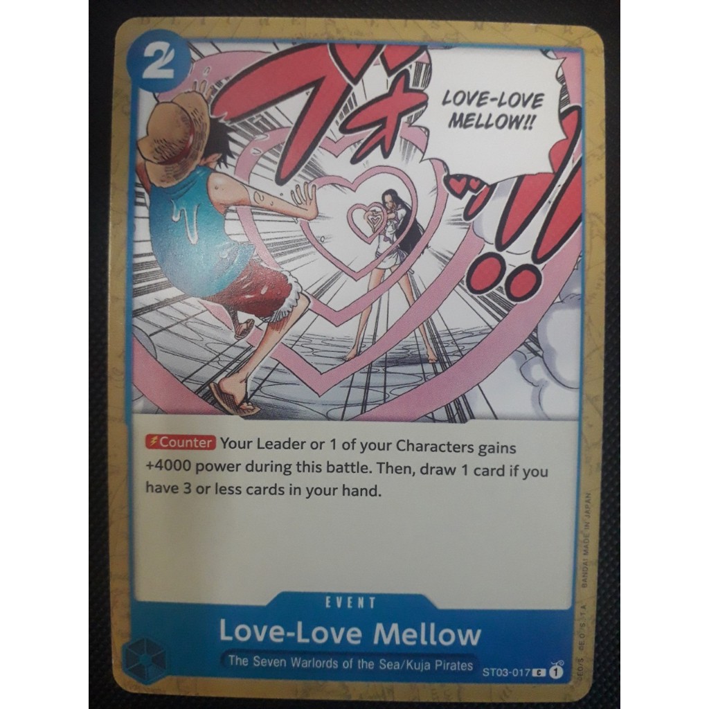 [TNTB] Thẻ bài One Piece TCG ST03-017 - Love-Love Mellow - Event - Common - Blue | Shopee Việt Nam