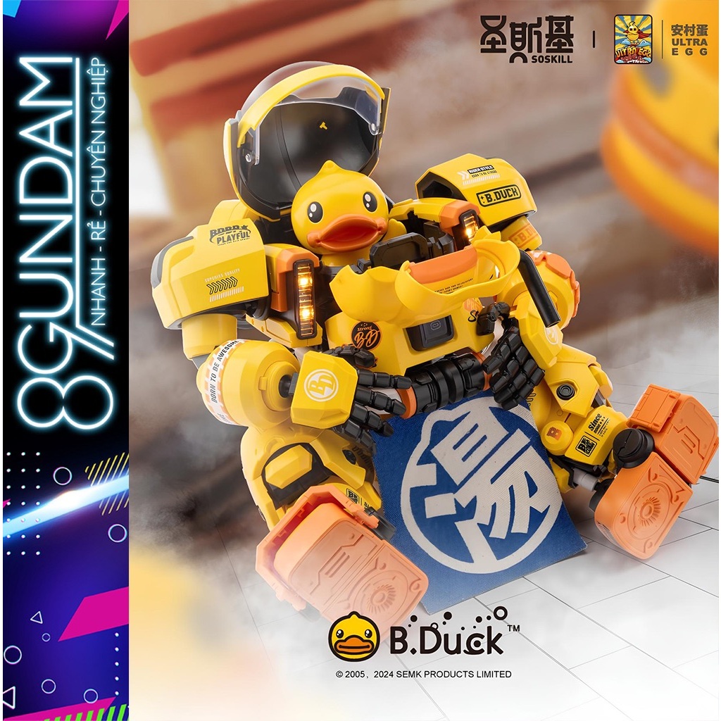 [HÀNG CÓ SẴN] Mô Hình Lắp Ráp Trendy Machinery B.Duck & Spa Duck (có ...