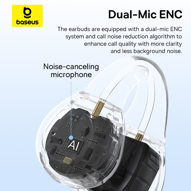 Tai Nghe Không Dây Baseus E16 / AS01 TWS Bluetooth 5.3 Có Hai Micro ENC ...