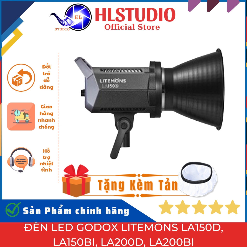 Đèn LED Godox Litemons LA150D, LA150BI, LA200D, LA200BI - Đèn LED Chuyên Nghiệp cho Studio HL ...