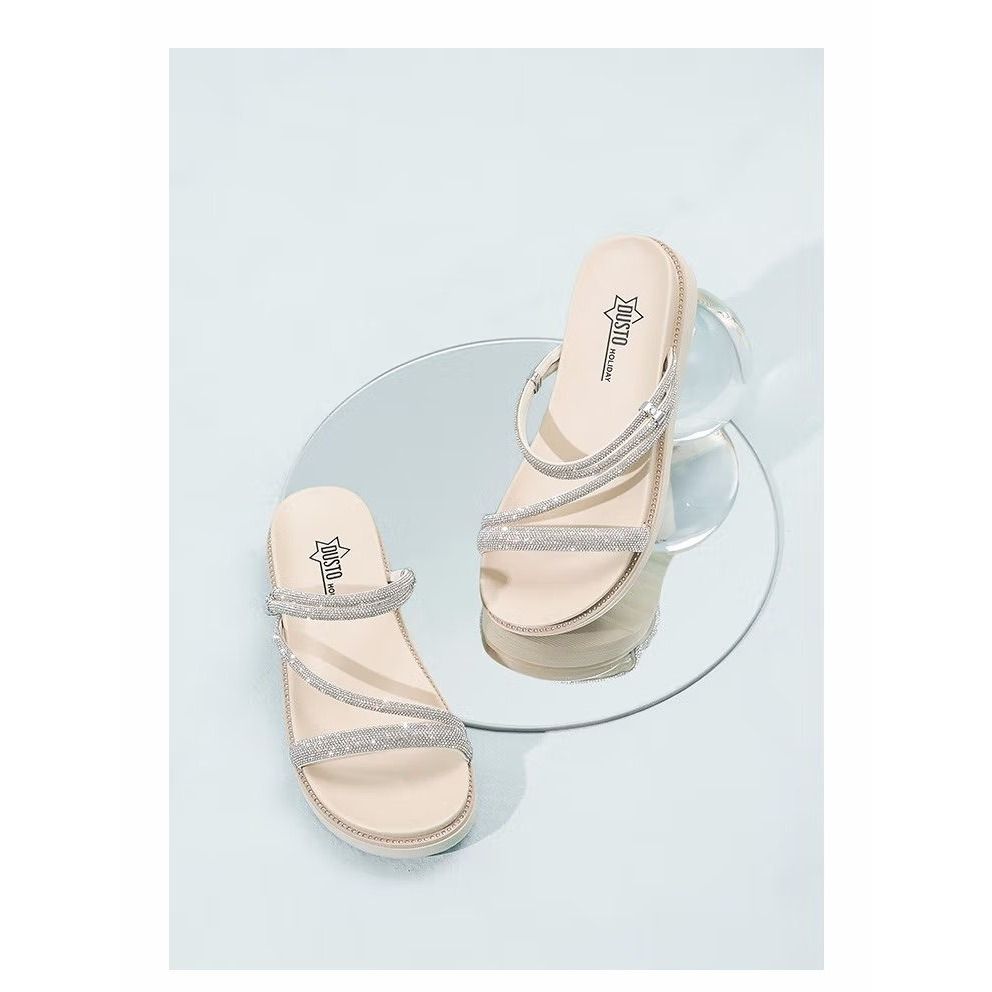 các mẫu sandal quai hậu đế bằng dusto cao 2.5p trẻ năng động cao cấp ...