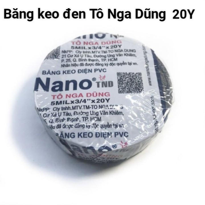 Băng Keo Điện NANO Tô Nga Dũng 20Y | Shopee Việt Nam