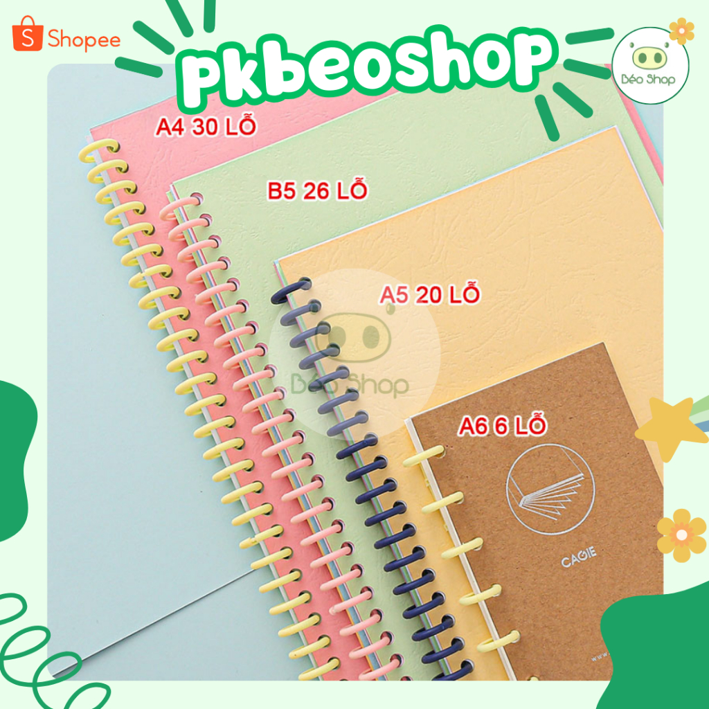 Binder thanh còng nhựa cao cấp Béo shop đường kính 12mm phụ kiện sổ ...