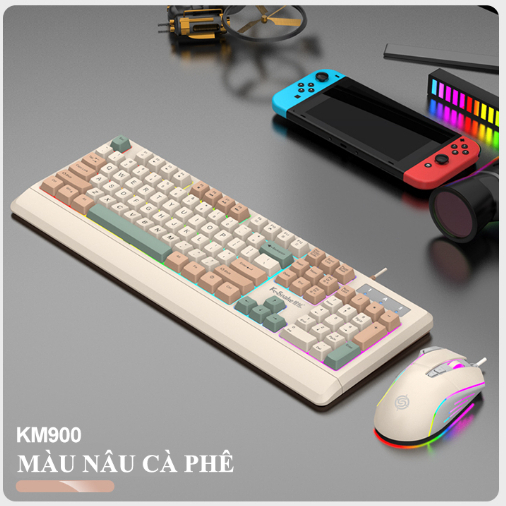 Bộ bàn phím và chuột có dây K-SNAKE KM800 chuyên game đèn led 7 màu chớp nháy cực đẹp | Shopee ...