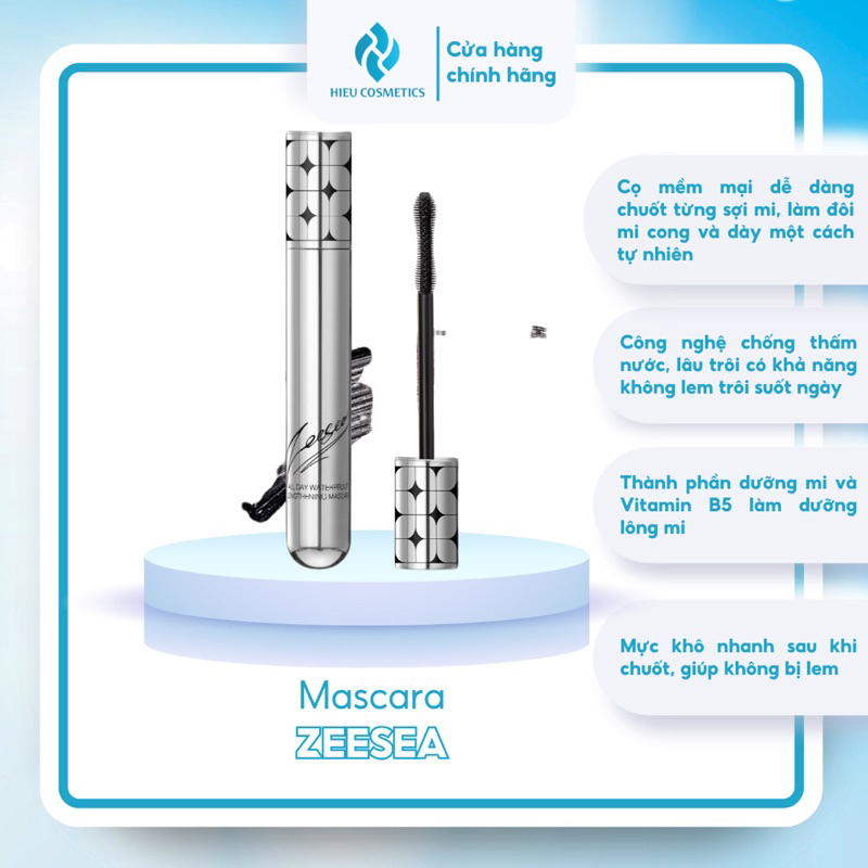 Mascara Zeesea chống nước lâu trôi, chuốt dài và cong mi | Shopee Việt Nam
