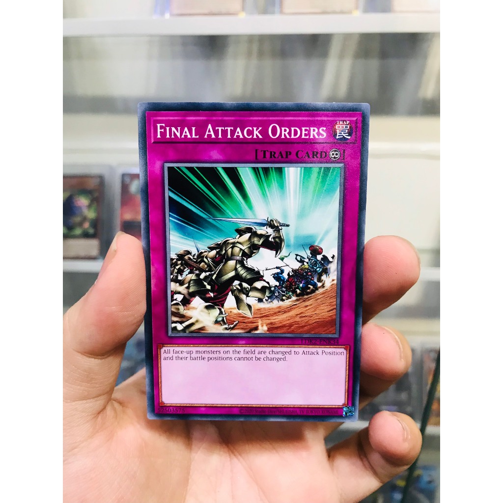 Thẻ Bài Yugioh Mã LDK2-ENK34 - Final Attack Orders - Common - Unlimited | Shopee Việt Nam