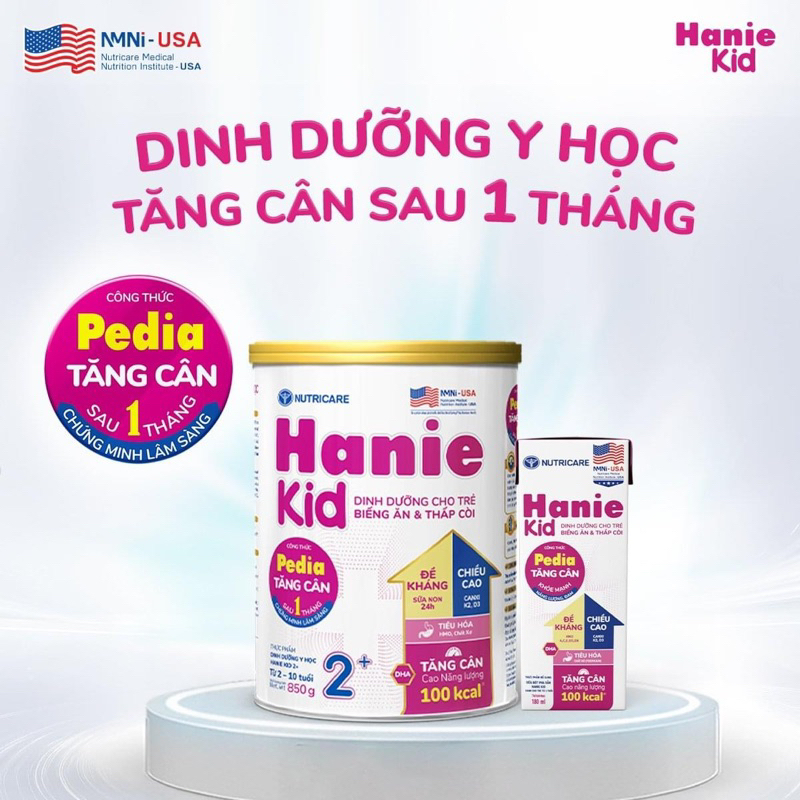 Hanie Kid - Dinh Dưỡng Cho Trẻ Biếng Ăn & Thấp Còi | Shopee Việt Nam