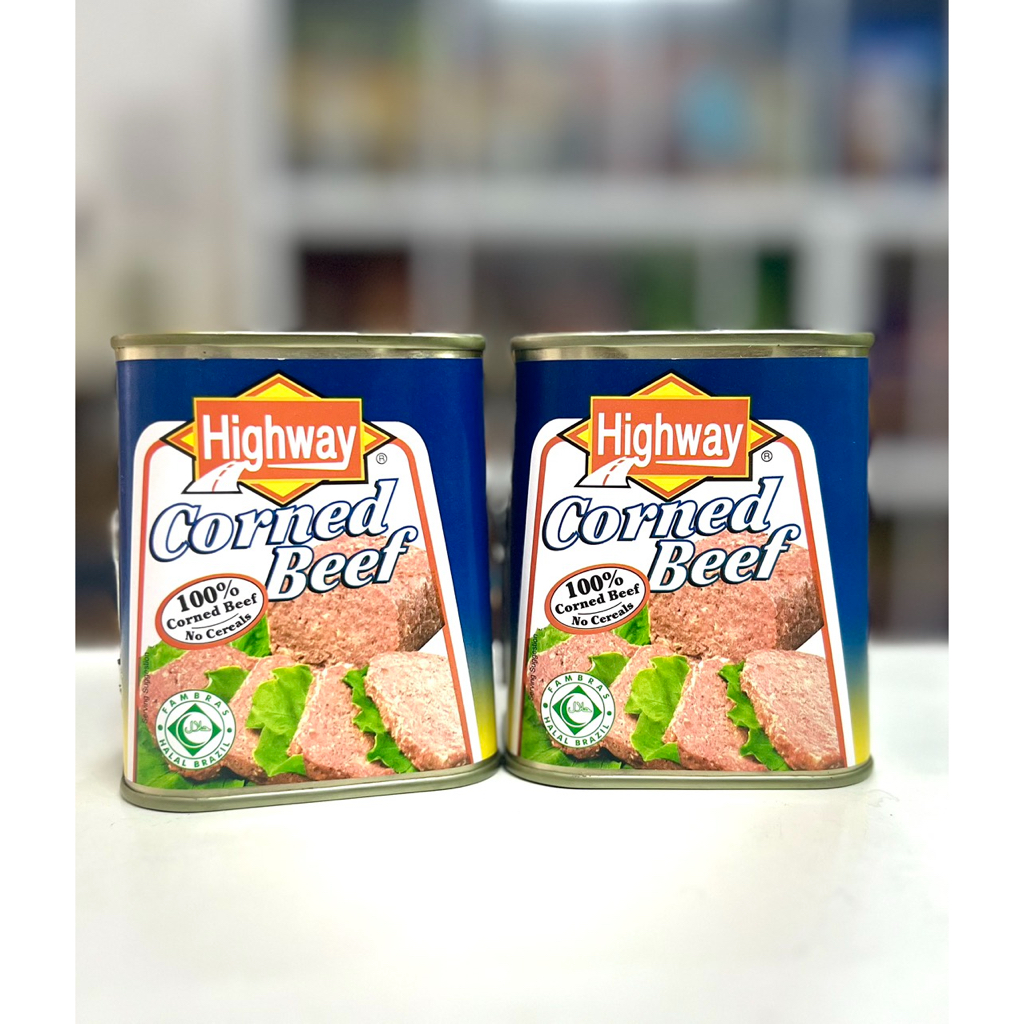 (HÀNG BRAZIL) Bò đóng hộp Highway Corned Beef 340GR | Shopee Việt Nam