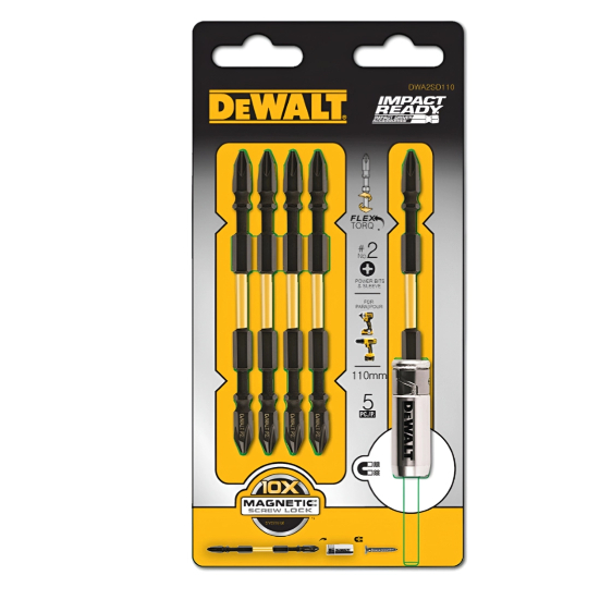 Bộ vít định vị 2 đầu PH2 Dewalt DWA2SD110 110mm ( Bộ 5 mũi ) | Shopee ...