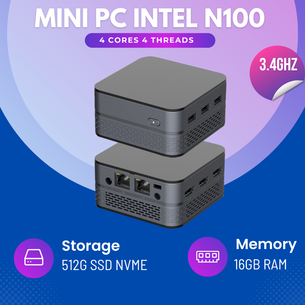 Máy tính để bàn mini – Máy chủ Server – Mini PC – Intel NUC Intel N100 | Shopee Việt Nam