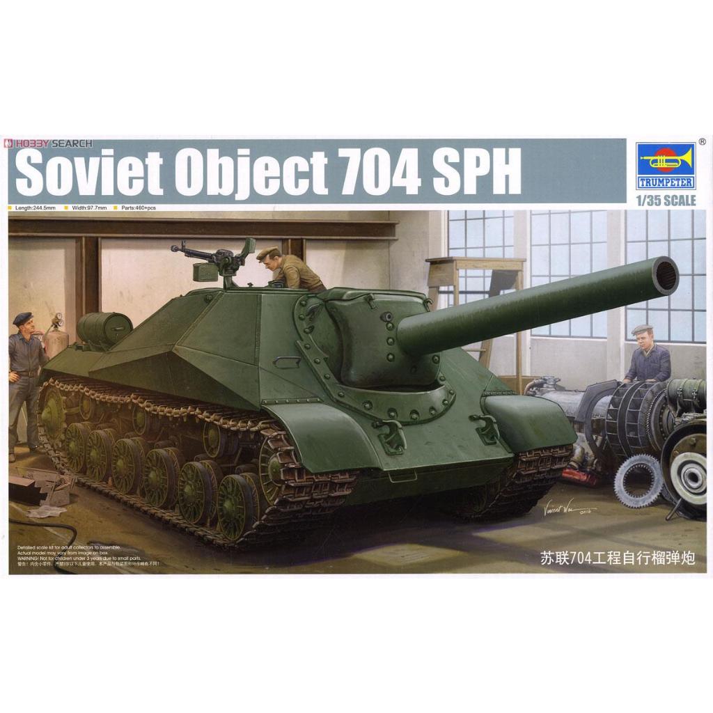 LỤC QUÂN - TRUMPETER - 05575 - 1/35 MÔ HÌNH XE TĂNG SOVIET OBJECT 704 ...