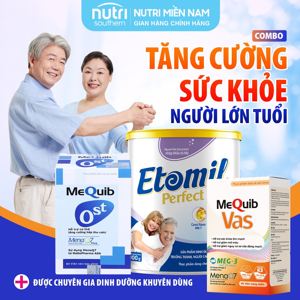 Combo Tăng Cường Sức Khỏe cho Người Lớn Tuổi gồm Sữa ETOMIL PERFECT ...