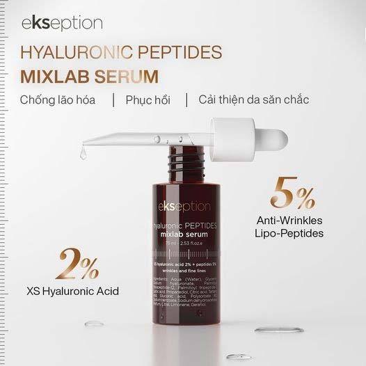 Serum Peptide Ekseption Hyaluronic Peptides Mixlab Serum phục hồi làn ...