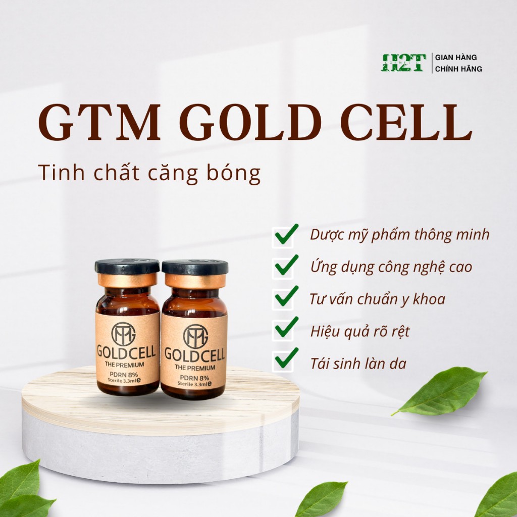 Tế bào gốc GTM GOLD CELL 8% chống nhăn căng bóng chống lão hóa - H2T ...