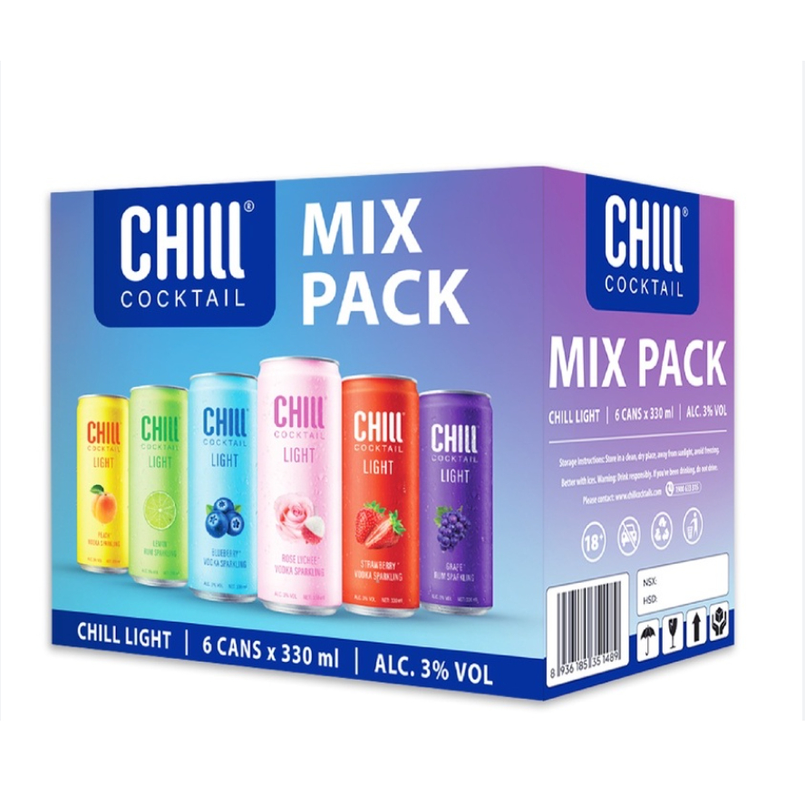 [ Thùng 24 Lon ] Chill Cocktail | Shopee Việt Nam