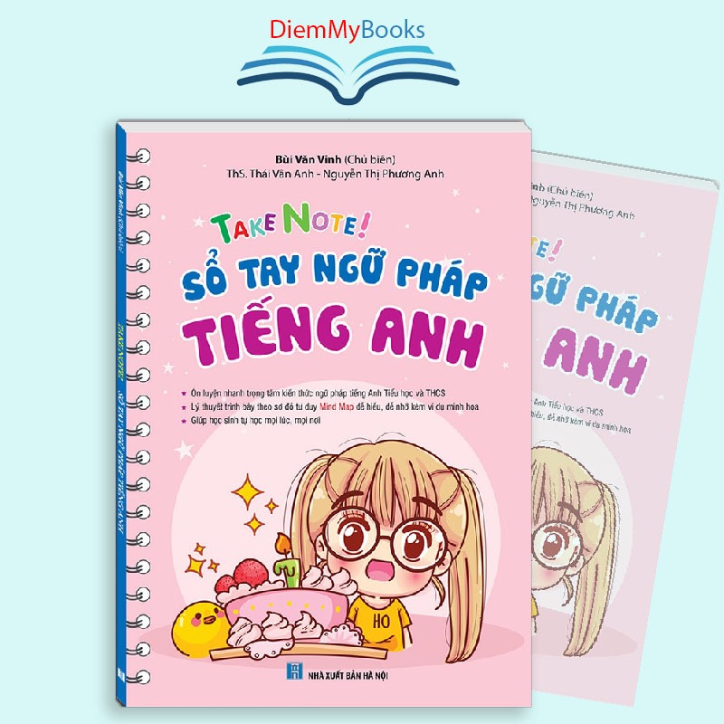 Sách- Sổ Tay Ngữ Pháp Tiếng Anh Từ Lớp 3 Đến Lớp 12 Take Note Tiếng Anh- Bùi Văn Vinh 96 Trang ...