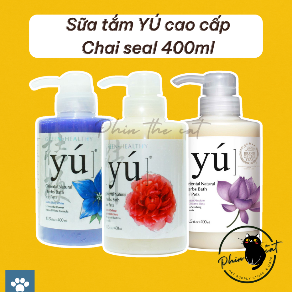 Sữa tắm Yu, sữa tắm Yú khử mùi, lưu hương siêu lâu cho chó mèo - Chai ...