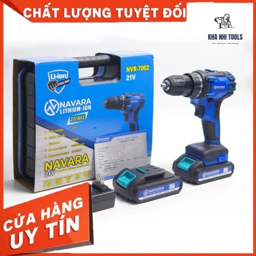 Máy khoan pin NAVARA 7002 không chổi than | Shopee Việt Nam