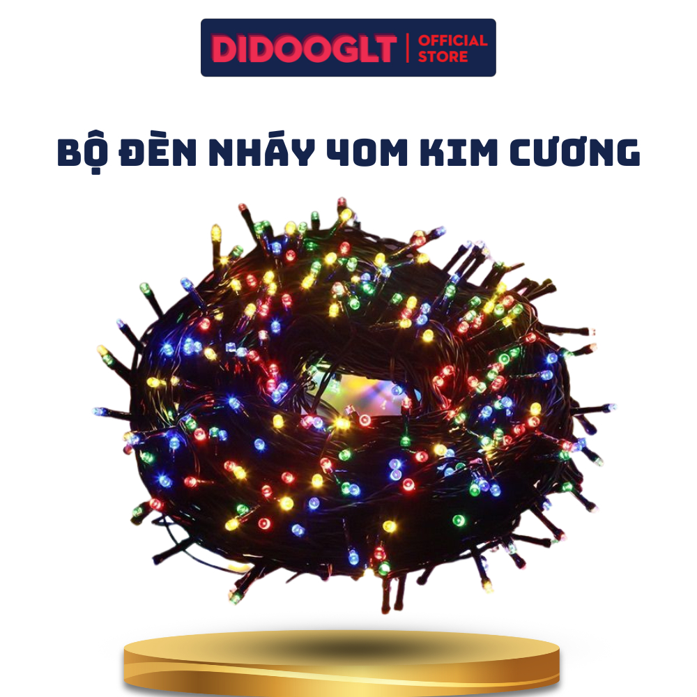 Bộ Đèn Nháy 40M Kim Cương, Dây Led 40M Trang Trí Tiểu Cảnh ( didooglt ...