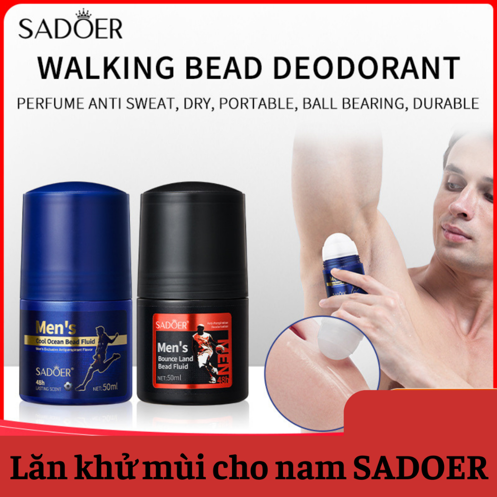 Lăn ngăn mùi BODY SADOER 50ml cơ thể chống mồ hôi hương thơm lâu dài | Shopee Việt Nam