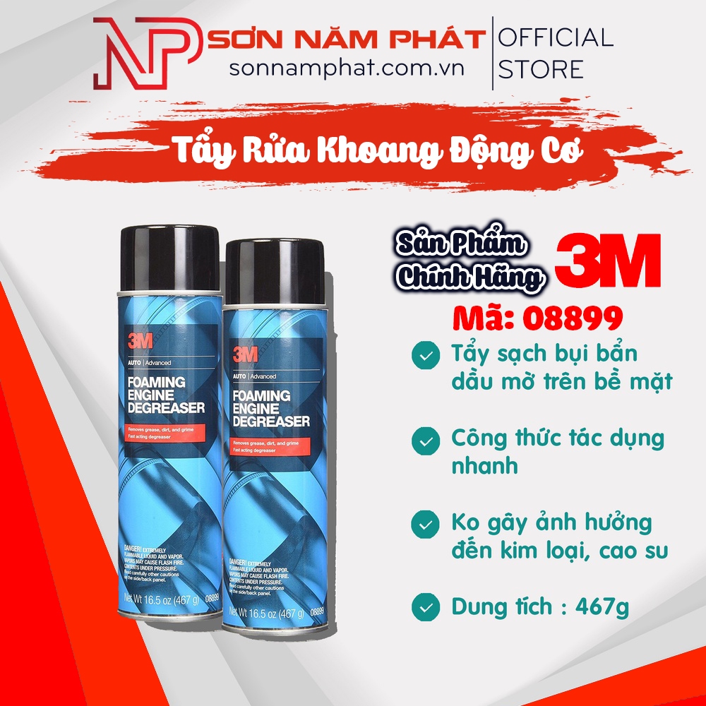 Dung Dịch Tẩy Rửa Khoang Động Cơ 3M™ 08899 – FOAMING ENGINE DEGREASER ...