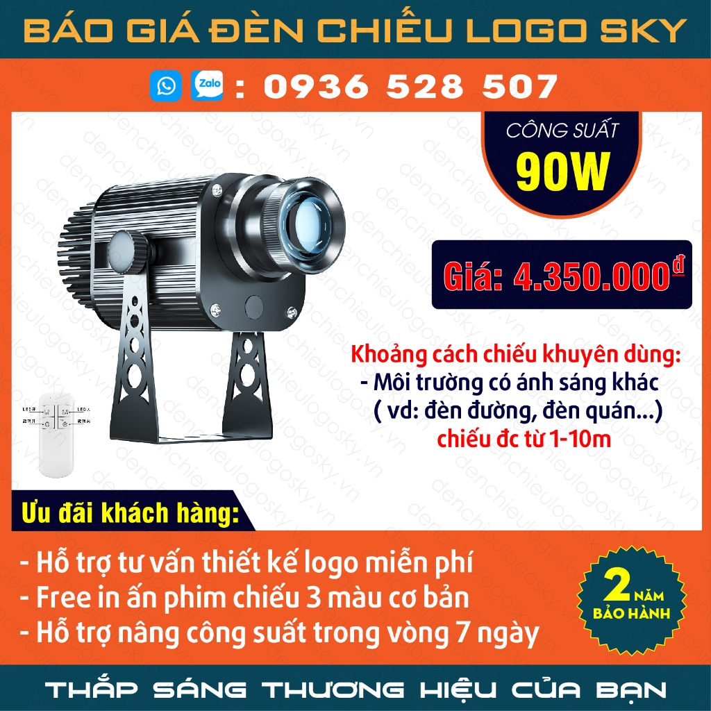 Đèn Chiếu Logo Thương Hiệu Sky 90w -Outdoor | Shopee Việt Nam