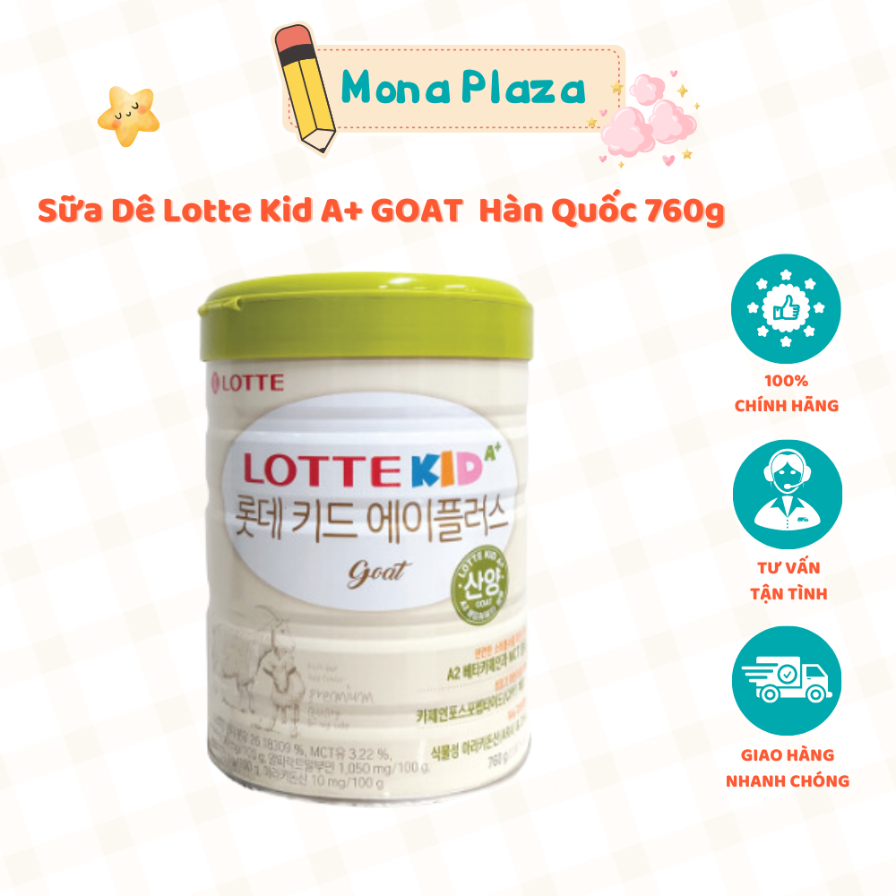 Sữa Dê Lotte Kid A+ GOAT Bổ Sung Canxi Giúp Phát Triển Chiều Cao Hàn ...