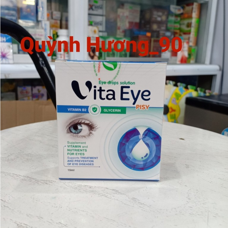 Nước mắt nhân tạo VITA EYE PISY 15ml bổ sung vitamin cho mắt khỏe mạnh ...