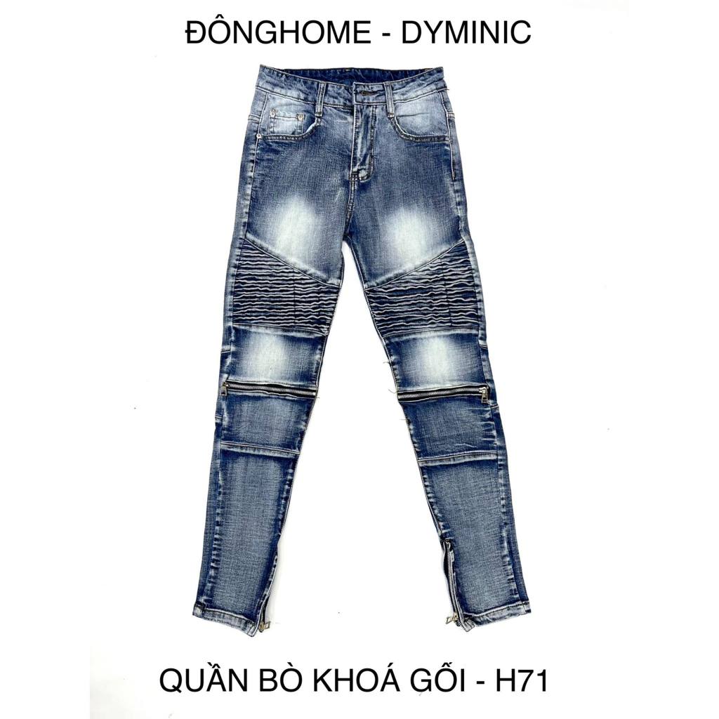 Quần bò xanh sun đùi khoá gối H71 , Quần jean xanh sun đùi , H71 có ...