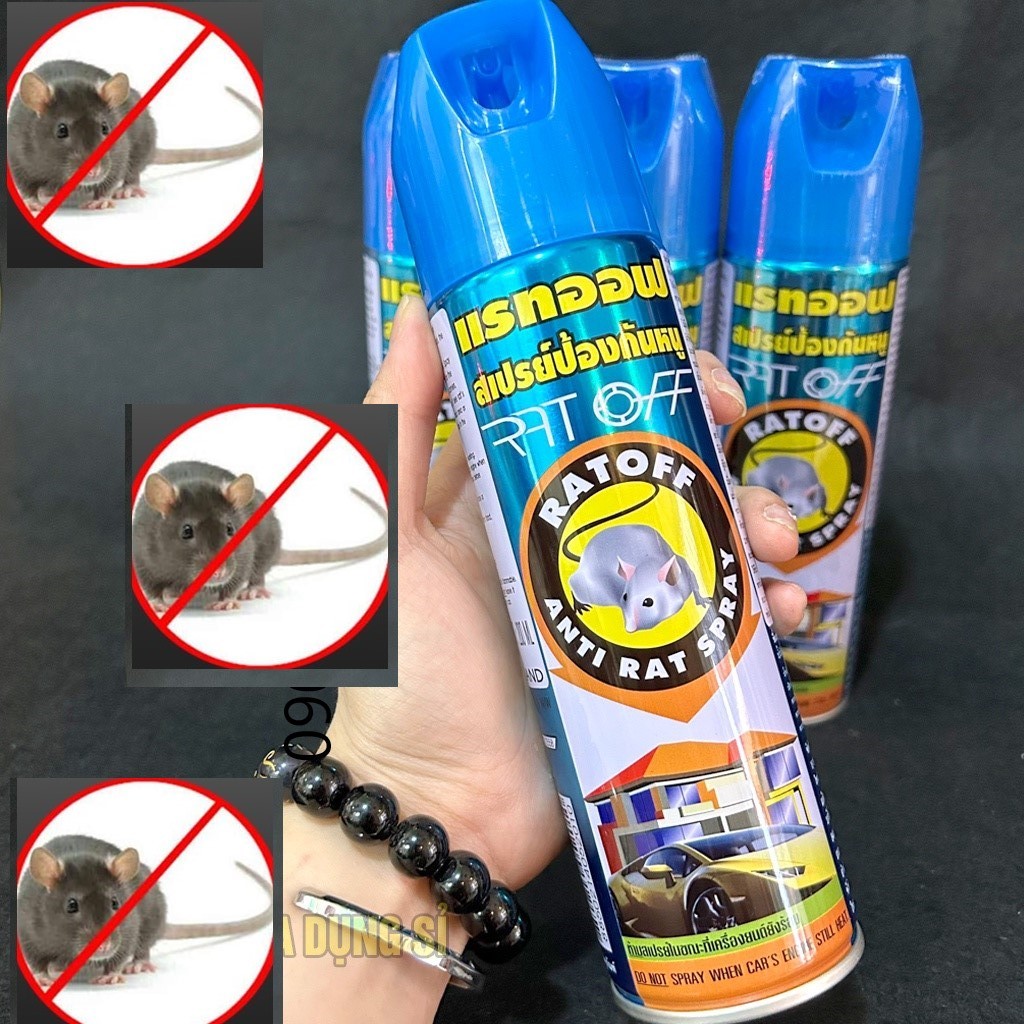 Chai Xịt Đuổi Chuột Rat Off Anti Rat Spray 200ml -Thái Lan Cực Kì Hiệu ...