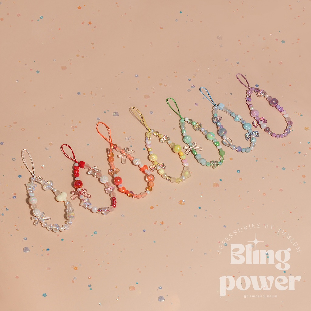 Dây đeo điện thoại charm cao cấp Super Bling nhiều màu - BLING POWER ...