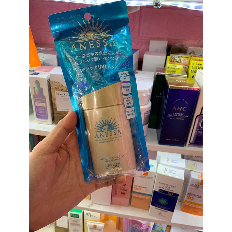 Kem Chống Nắng Anessa Perfect UV Sunscreen Skincare Milk SPF50+/PA++++ 60ml | Shopee Việt Nam