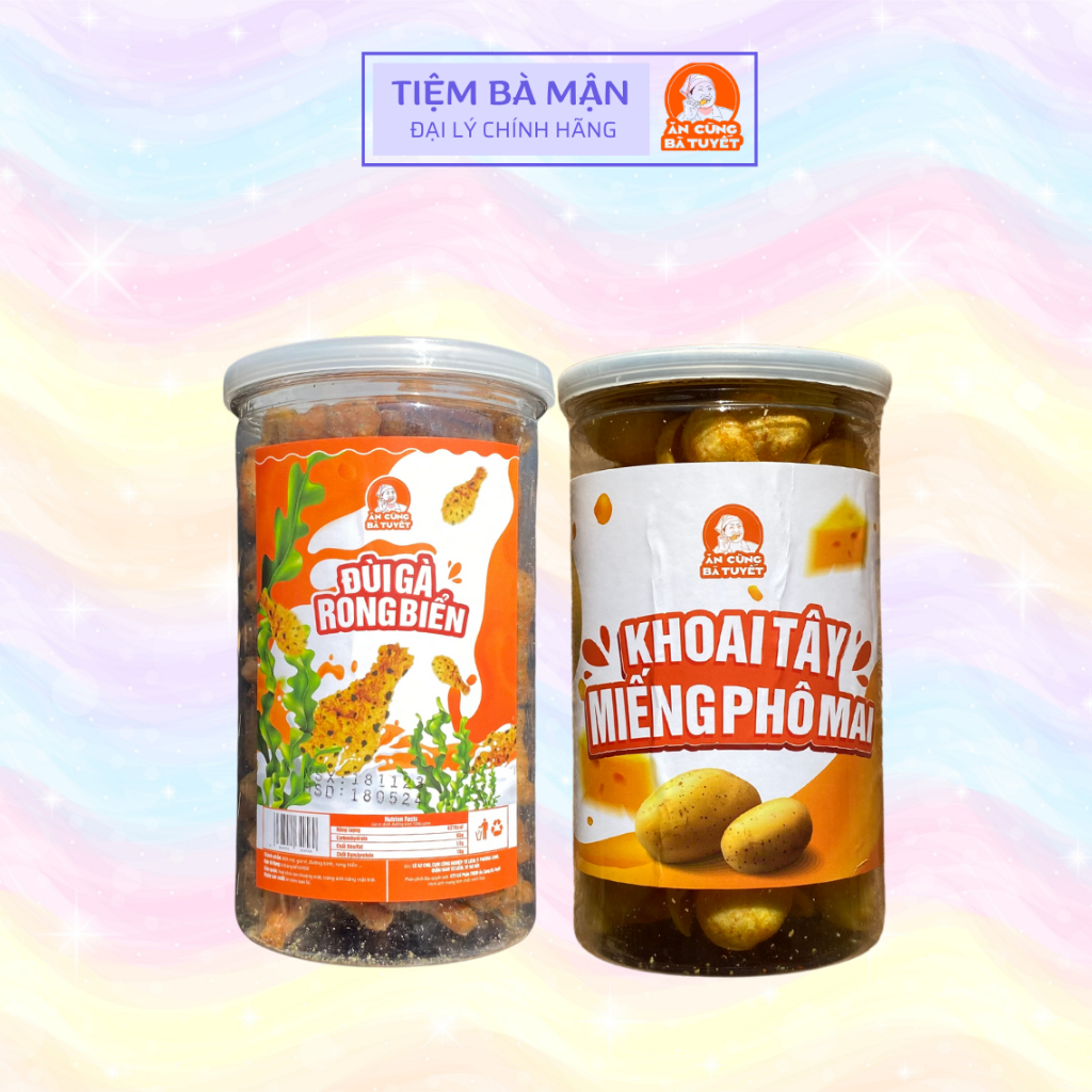 Combo 2 đùi gà rong biển Ăn Cùng Bà Tuyết 250gr/hũ | Shopee Việt Nam