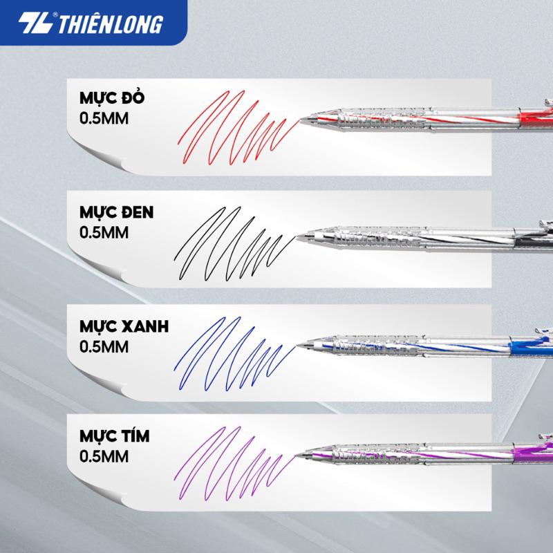 Bút bi Thiên Long TL-027 [20 cây/hộp] - 3 tầng quà TL-027 Pro | Shopee ...