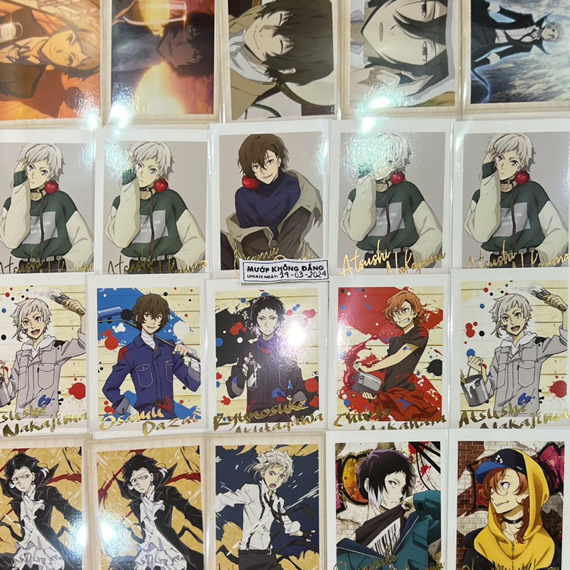 [BSD SẴN - P03] Thẻ bài pola BUNGOU STRAY DOGS nhân phẩm vol 3 ...