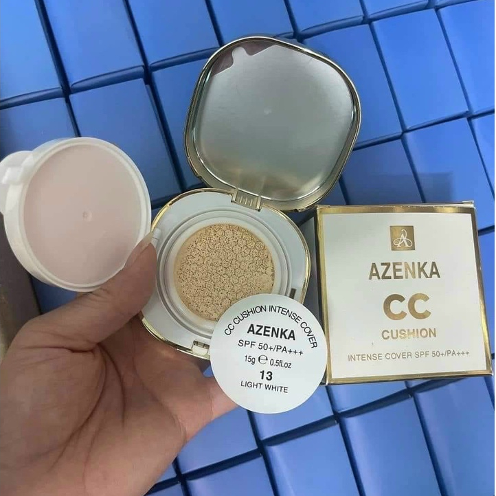 Phấn Nước AZENKA CC CUSHION Intense Cover SPF50+/PA+++ - Màu Sắc Tự ...