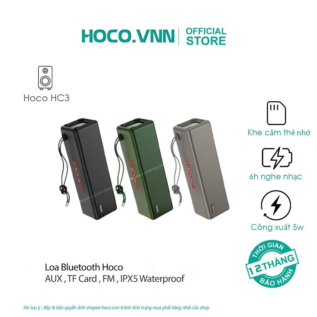 Loa Bluetooth Hoco HC3 Hát Siêu Hay Nghe 5 Giờ | Shopee Việt Nam